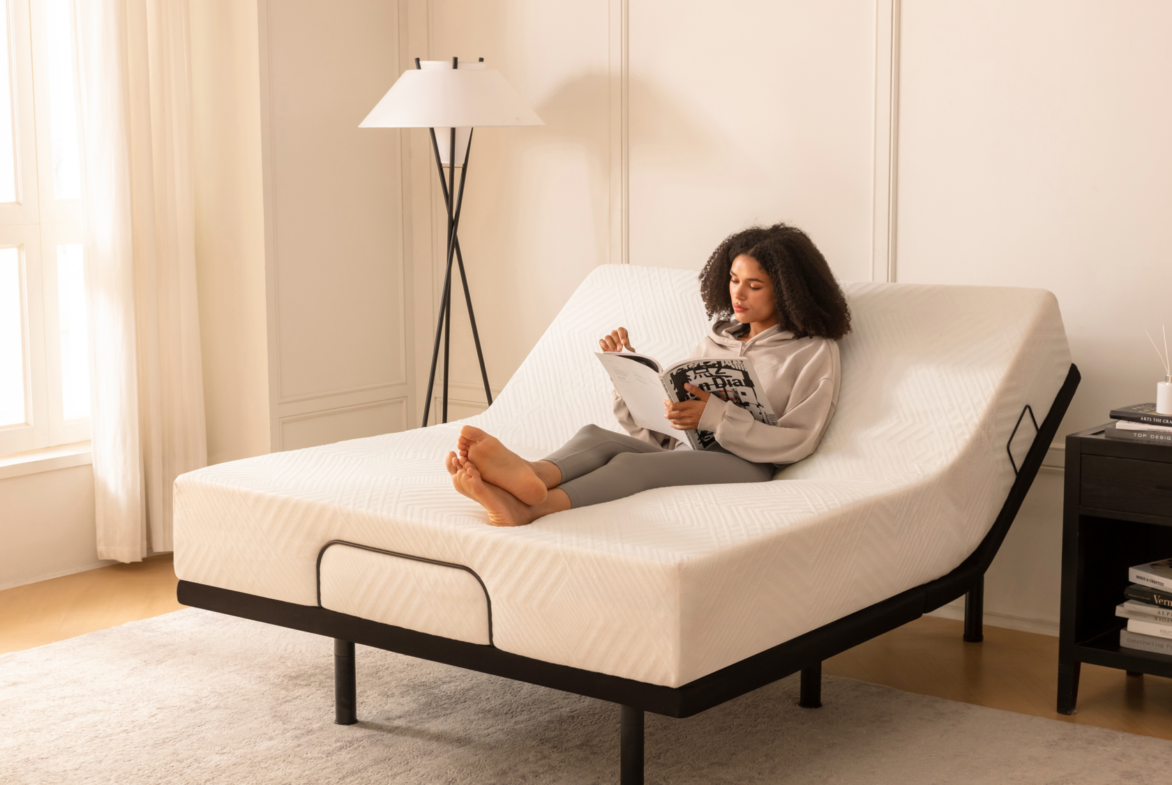 MS200 Adjustable Mattress Base by MLILIY|Wireless Remote – Mlilyusa